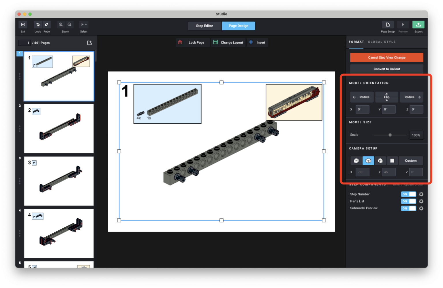 GUIDE: Making high quality building instructions in BrickLink Studio ...